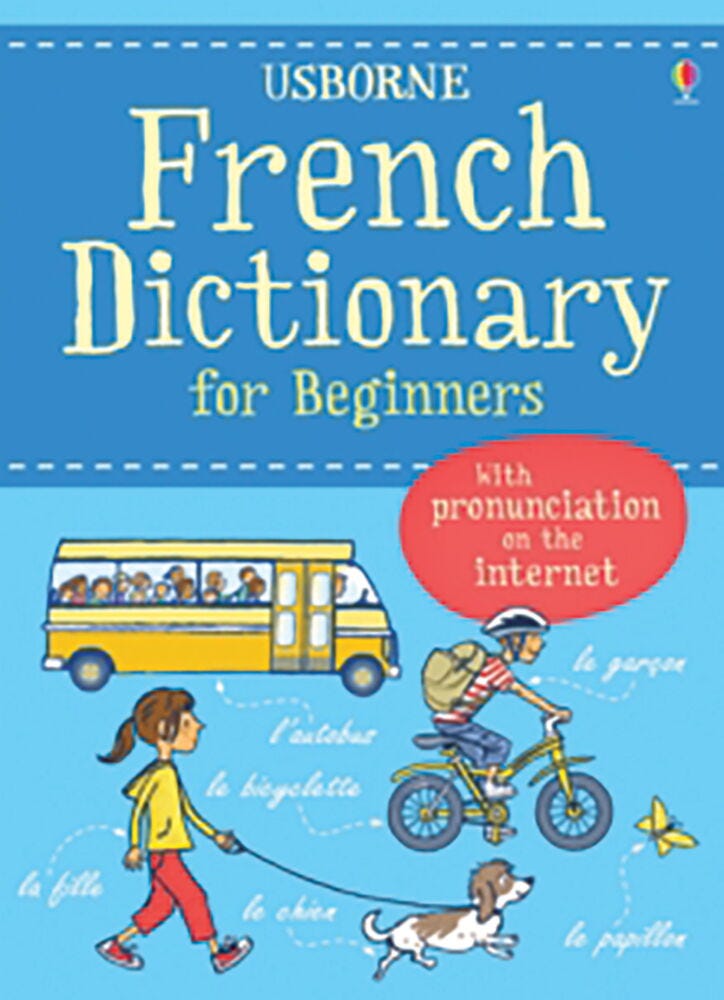 DICTIONARIES, Usborne French Dictionary for Beginners, Key Stage 2, Ea