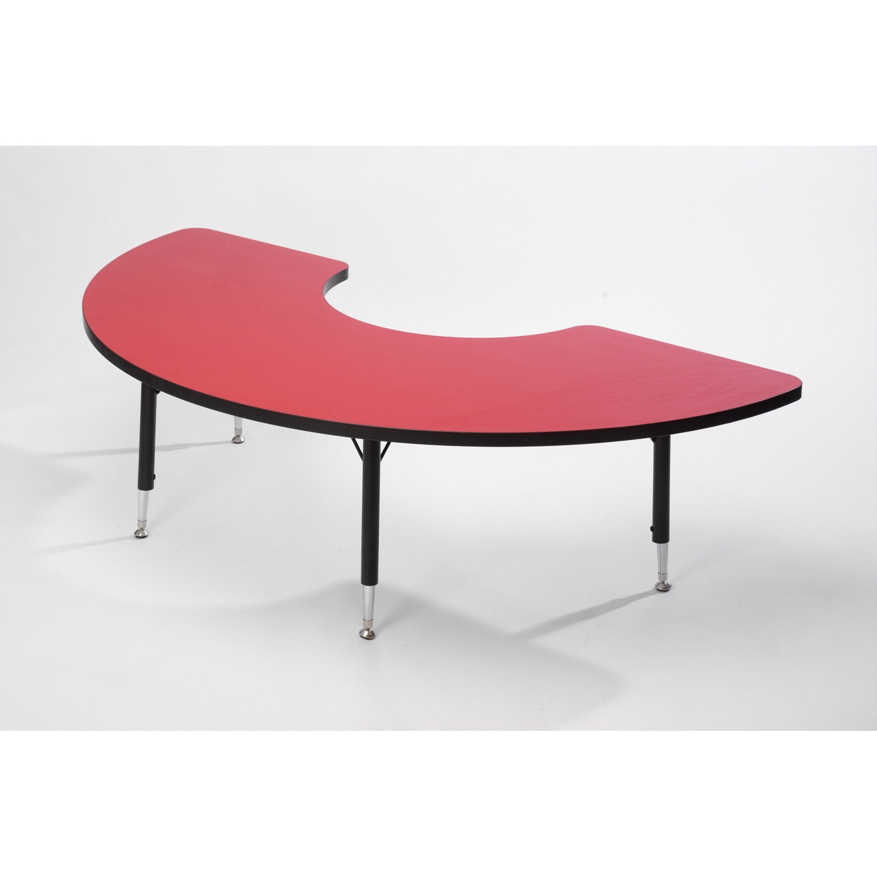 Tuf-Top™ Height Adjustable Arc Table (Red)