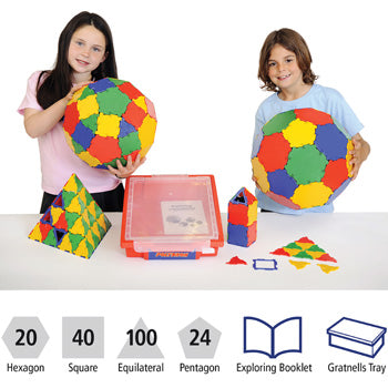 POLYDRON, Class Pack, Pack of 184 pieces