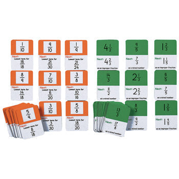 DOMINOES, Fraction Chain, Pack of 2 x 36