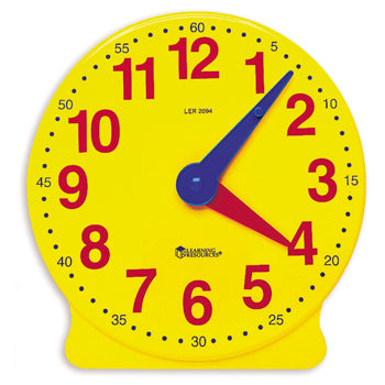 CLASSROOM CLOCK KITS, Big Time Learning Demonstration Clock, Age 5-9,