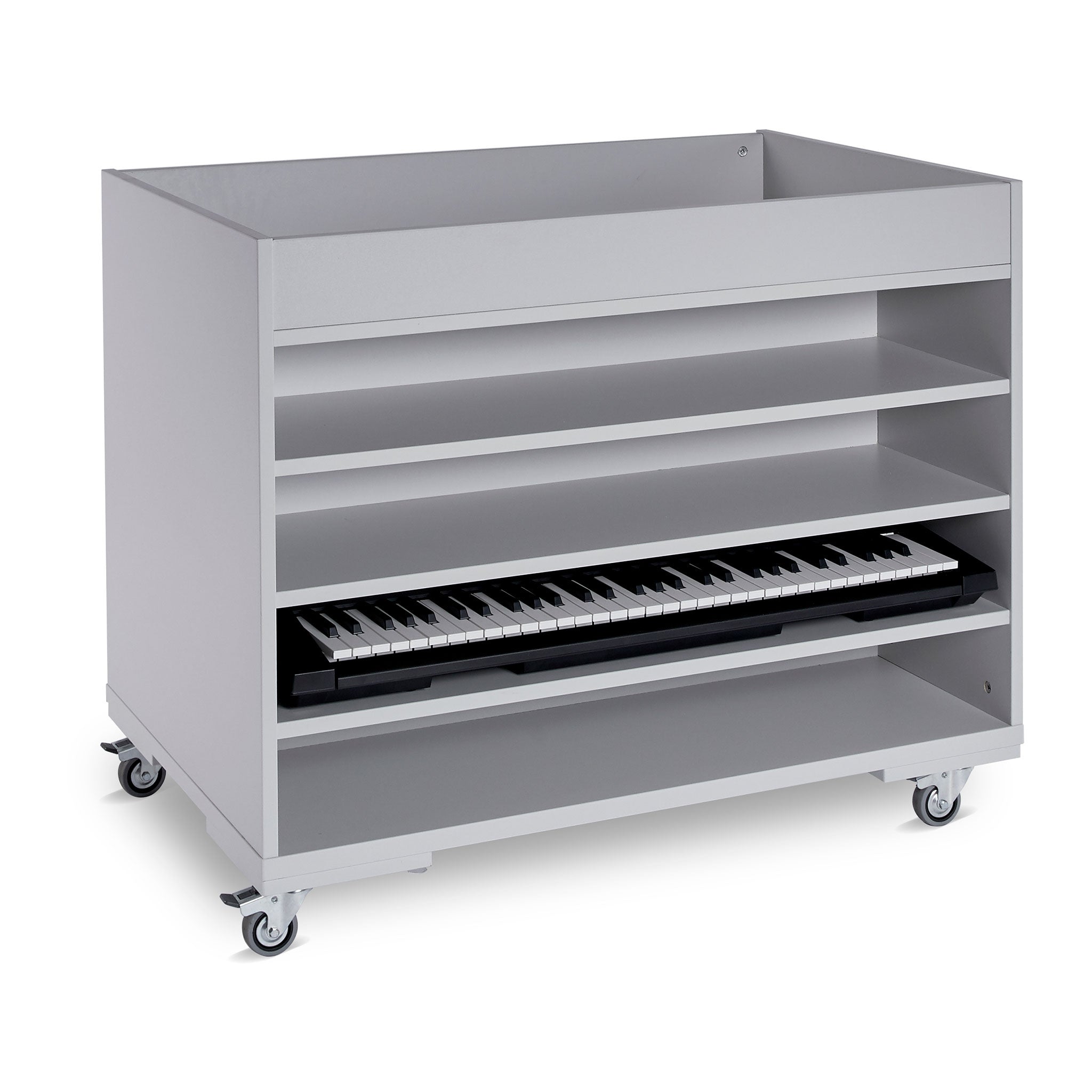 Monarch mobile keyboard storage trolley for up to 8 instruments - Keyb