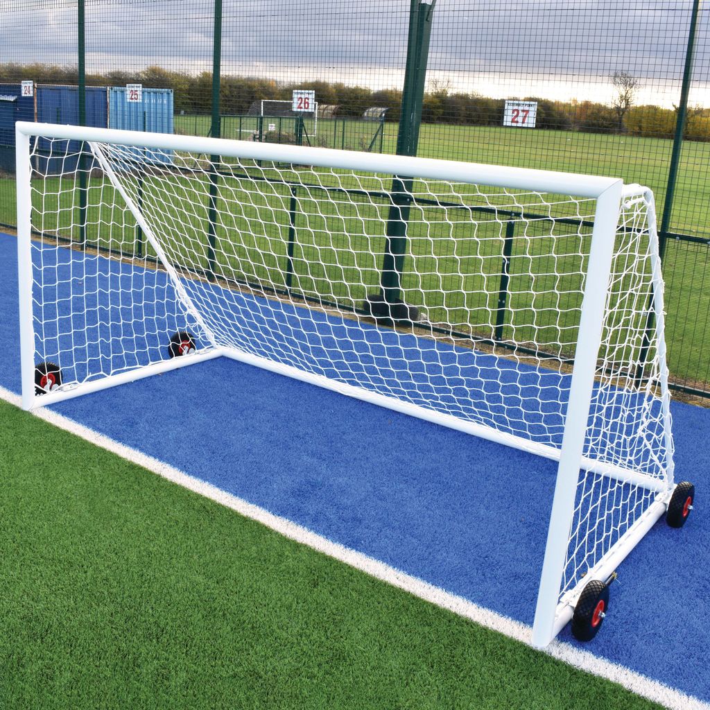 CHAMPION PORTABLE STEEL GOALS 4.8M X 1.83M