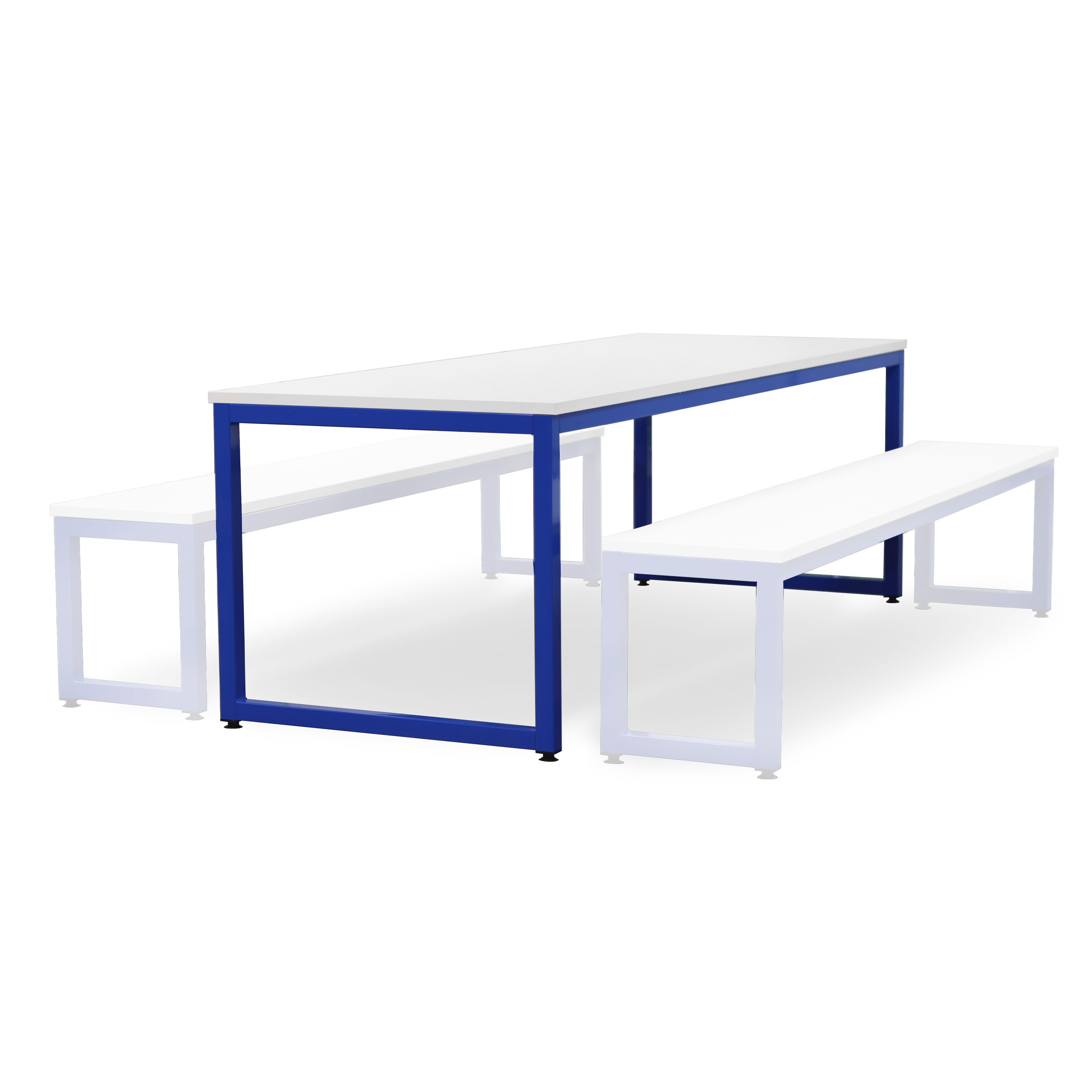 Monarch dining table with white top - Blue / A1