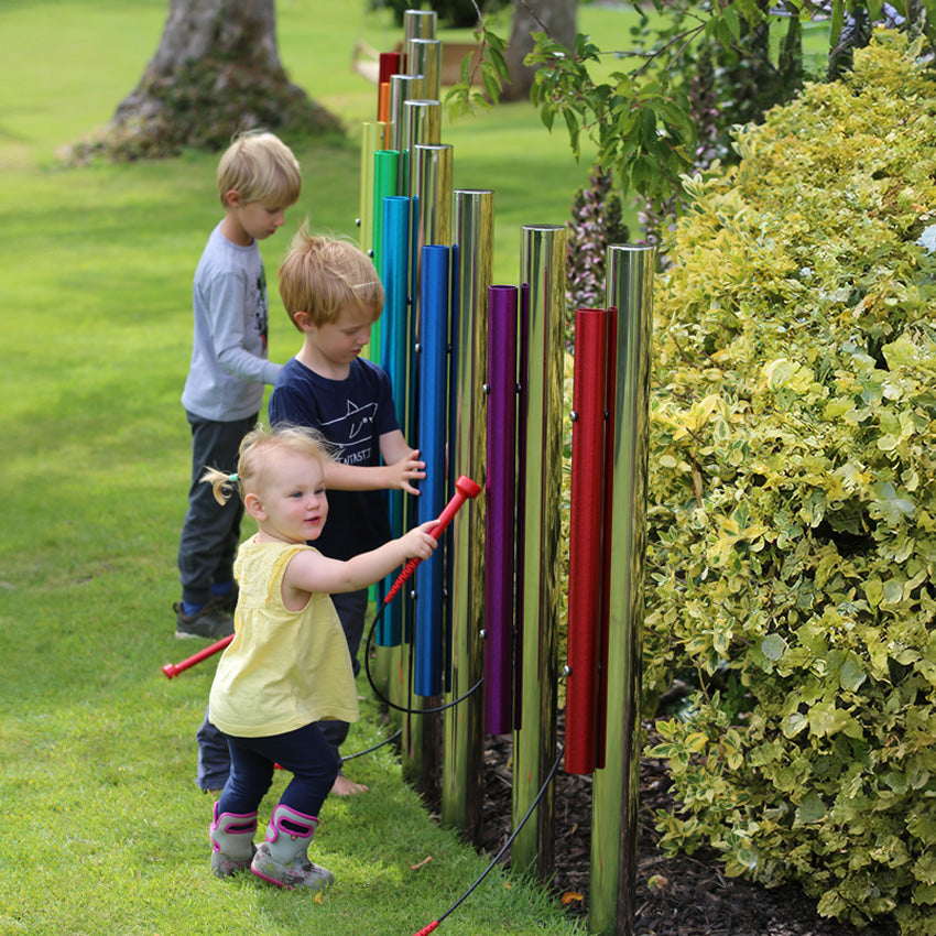 Percussion Play Calypso chimes diatonic, set of 8 - Surface mounted