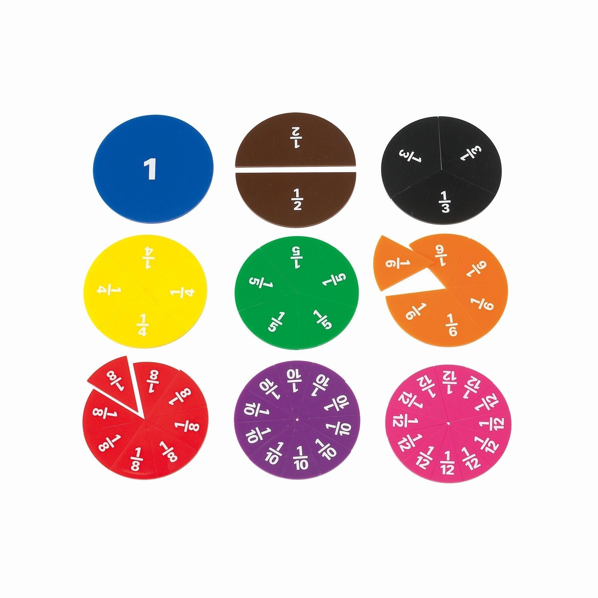 Printed Fraction Circles PK51