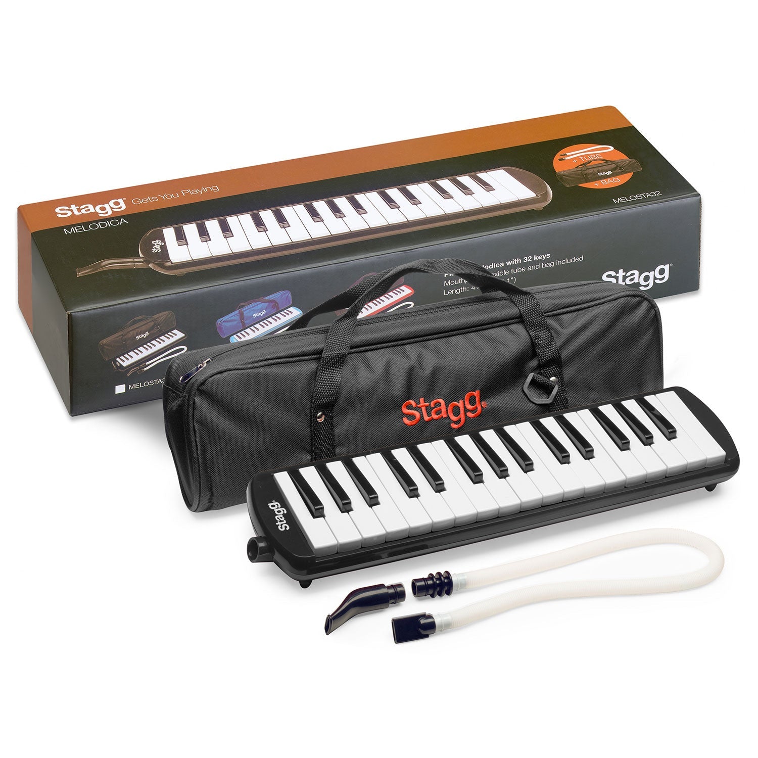 Stagg 32 note melodica - Black