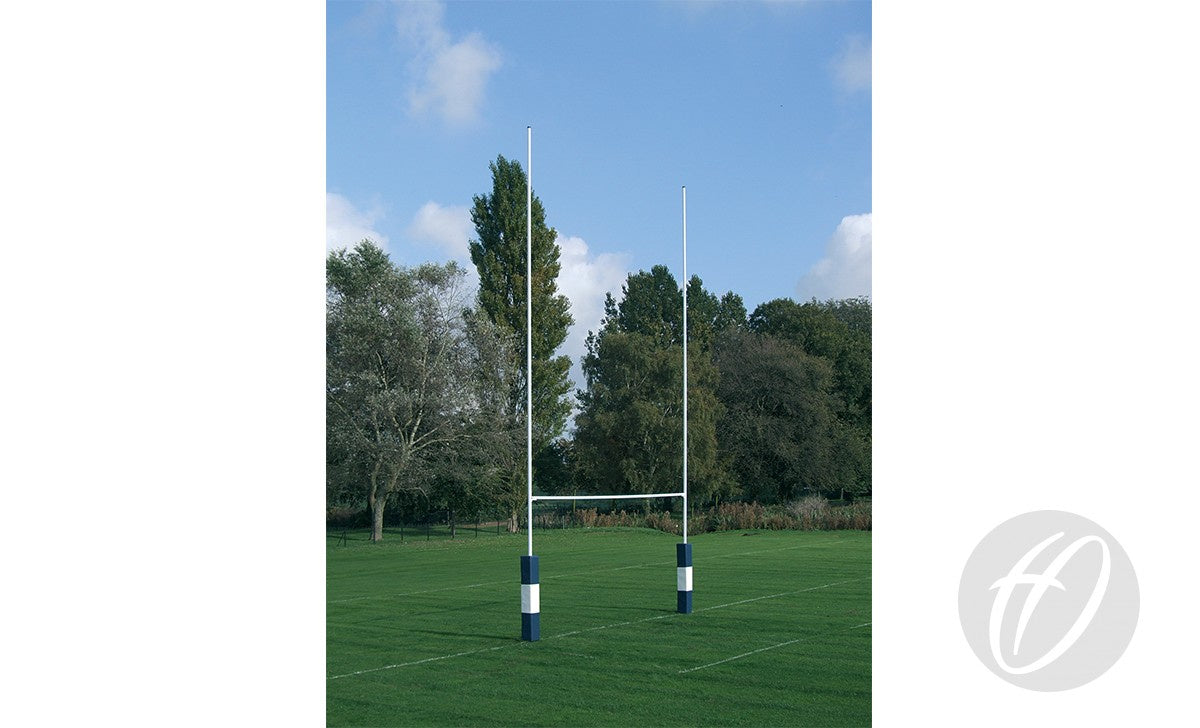 NO.2 STEEL RUGBY POST - 9M SOCKETED