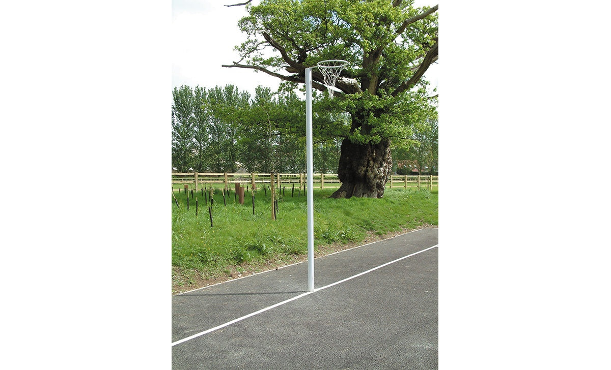 INTERNATIONAL OUTDOOR NETBALL POSTS- SOCKETED