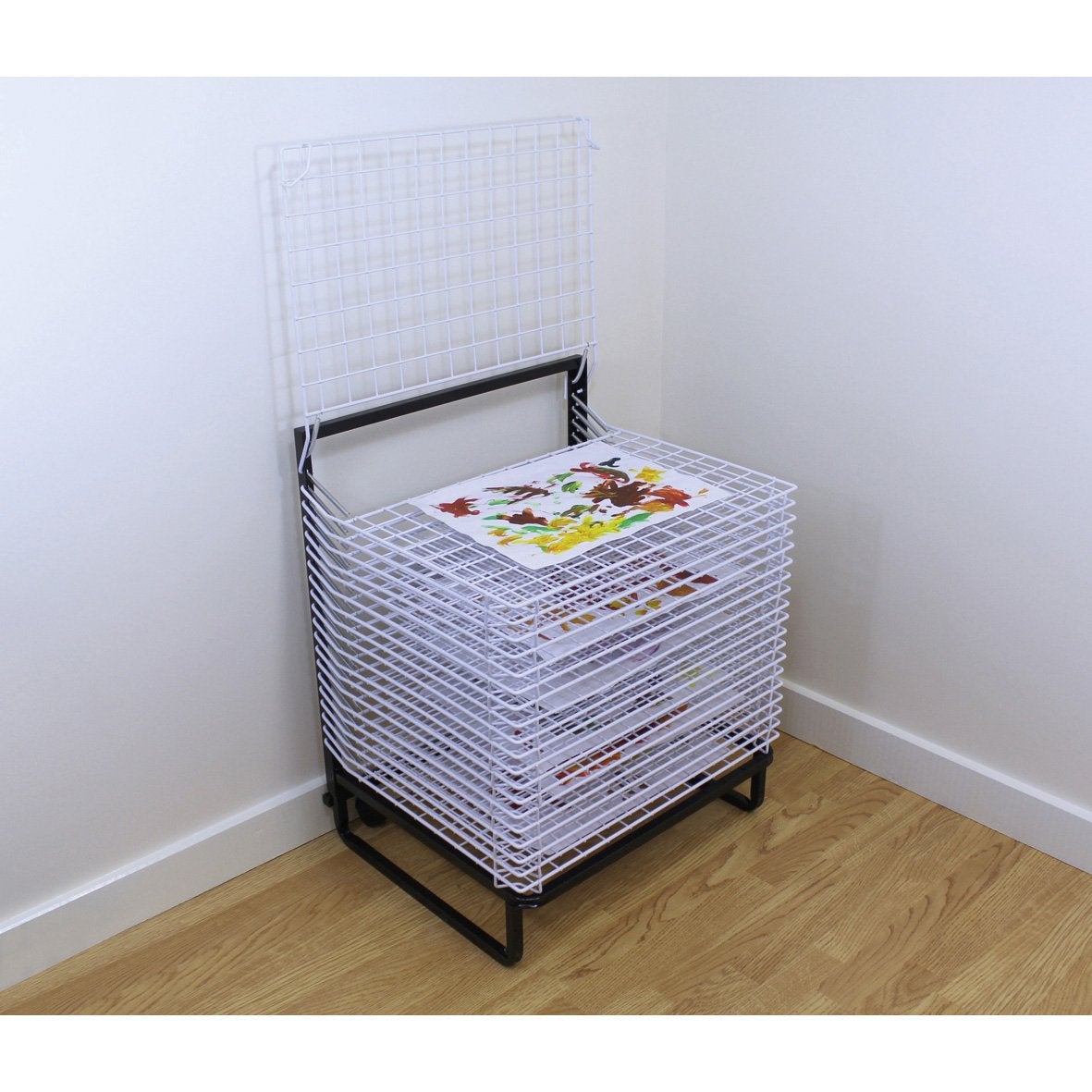 20-Shelf Spring-Loaded Drying Rack