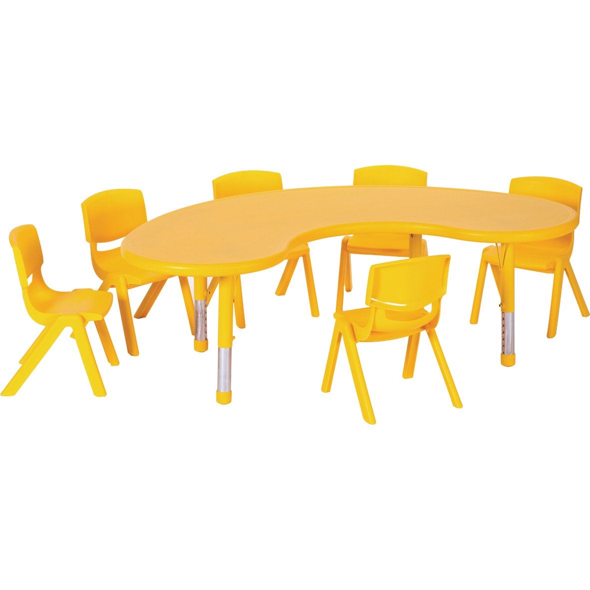 Plastic Horseshoe Classroom Table