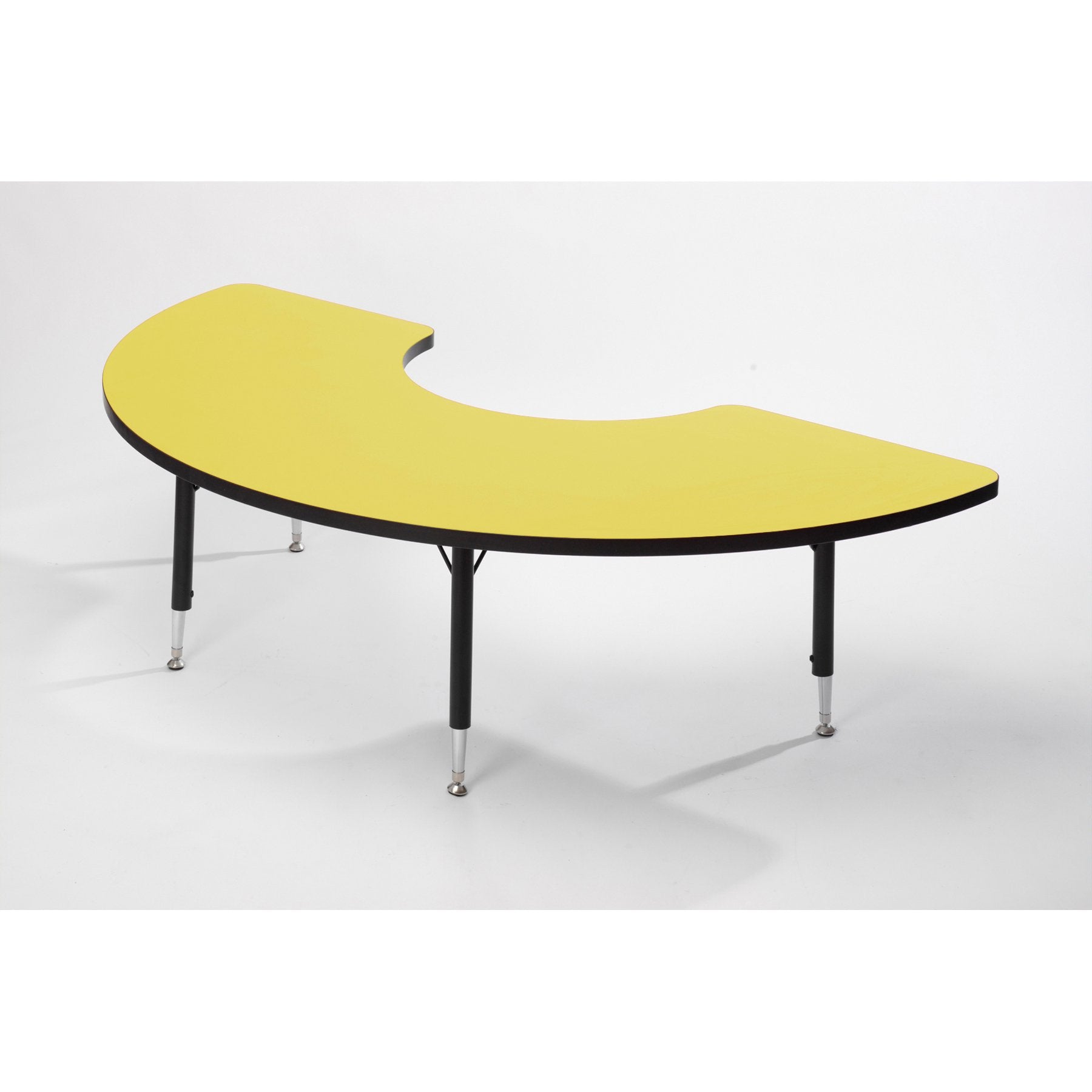 Tuf-Top™ Height Adjustable Arc Table (Yellow)