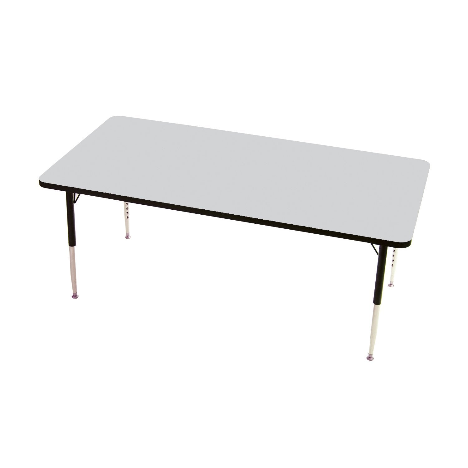Tuf-Top™ Height Adjustable Rectangular Table (Grey)