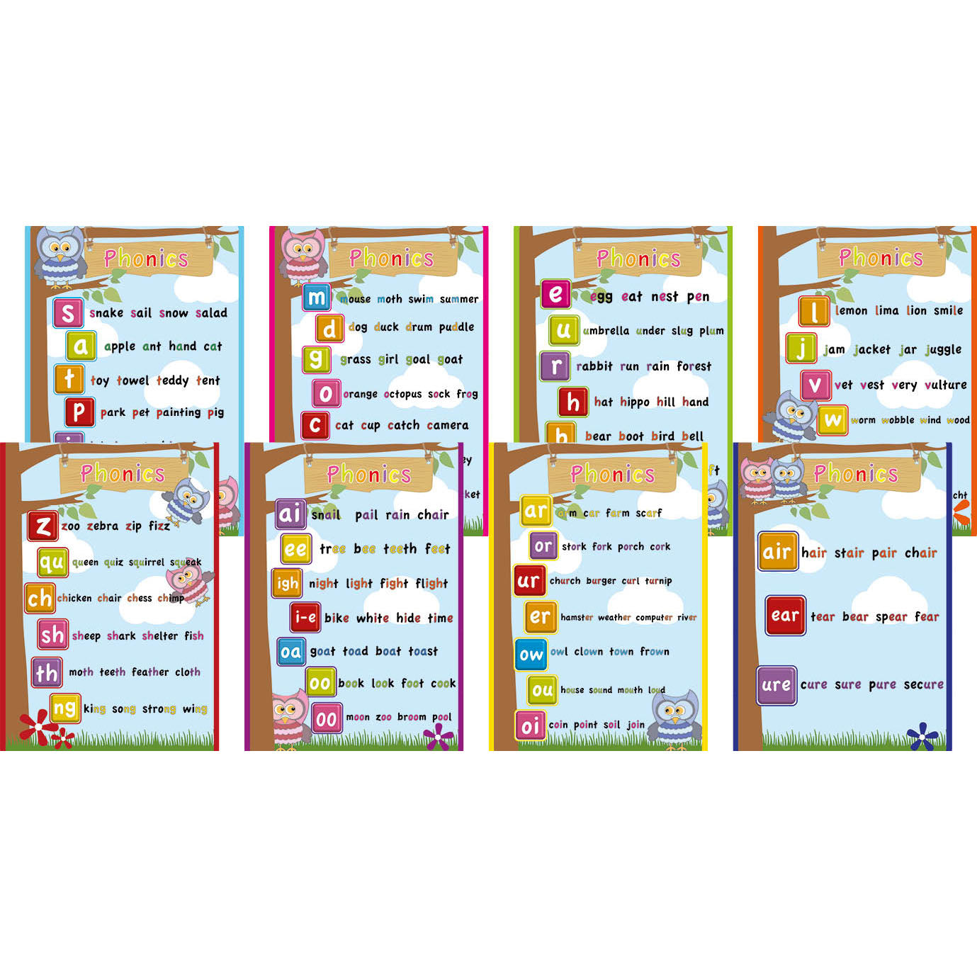 Phonics Signs (Set of 8)
