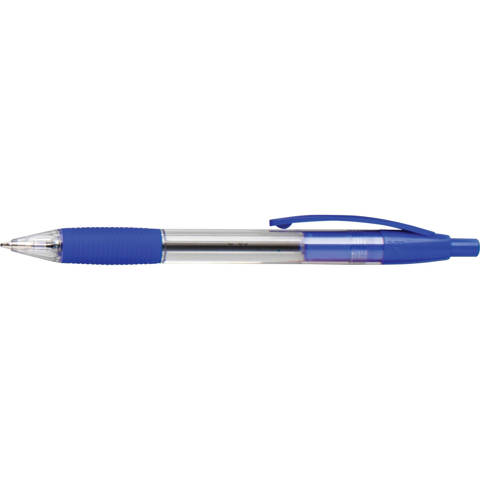 Retractable Ball Point Pen (Blue) pk 10