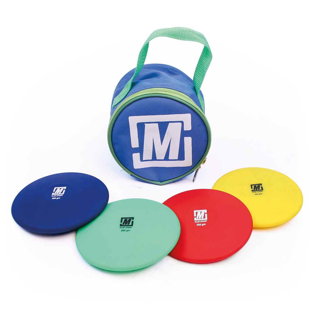 Play-Sport Discus 200G, Bag of 4
