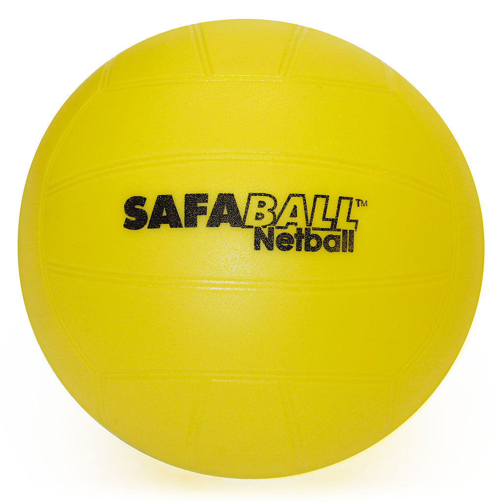 Safaball Softtouch Netball Size 4, Yellow