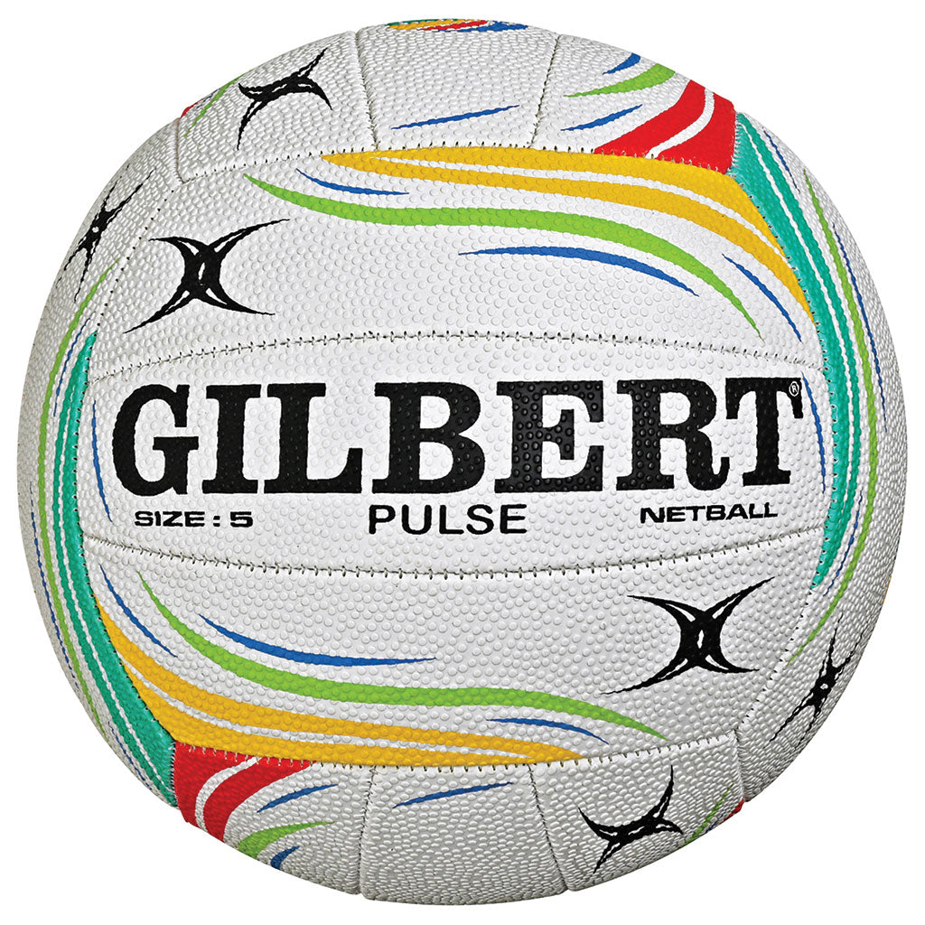 Gilbert Pulse Netball Size 5, Multicolour