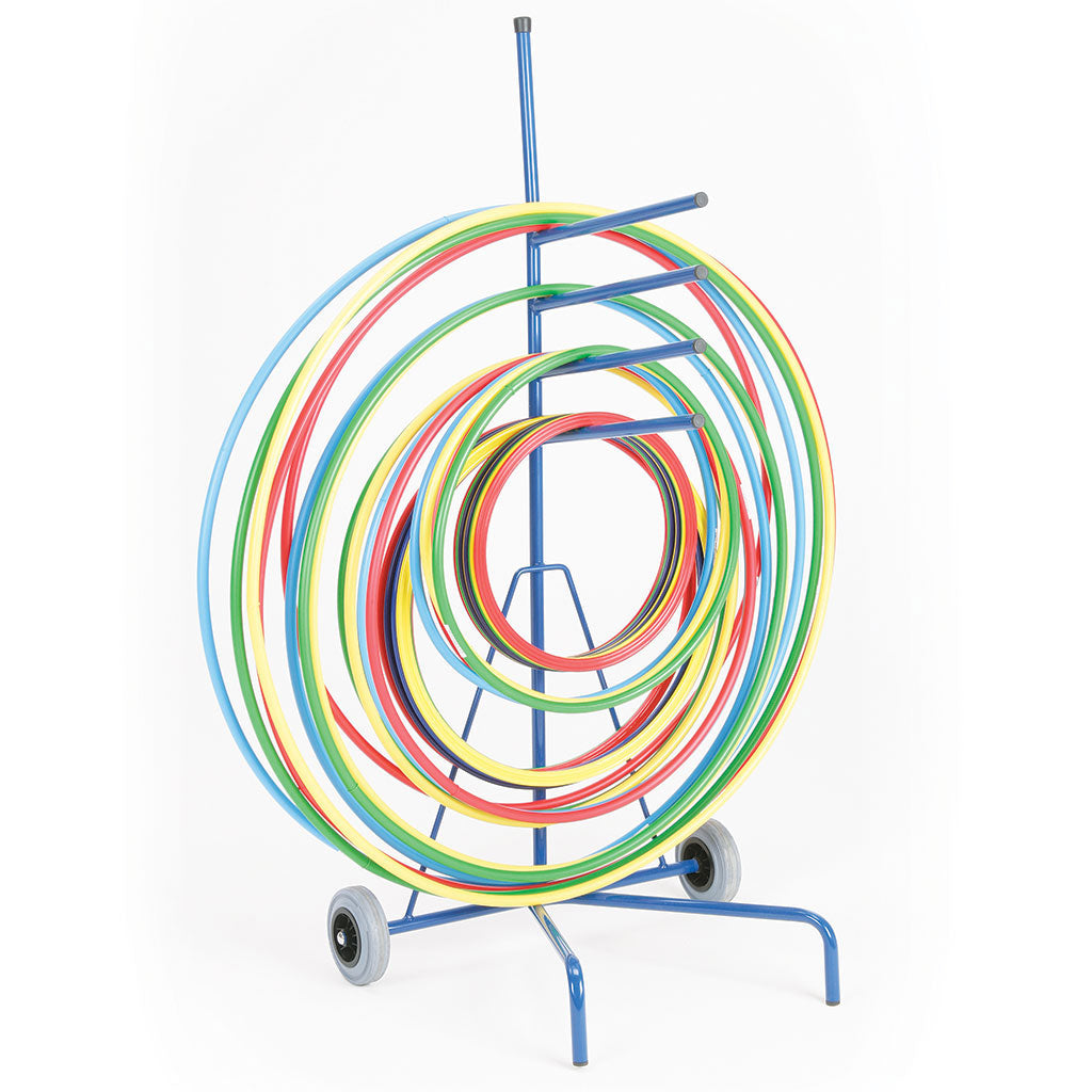 Hoop Rack Mobile, Capacity 100 Hoops, 1.2M H