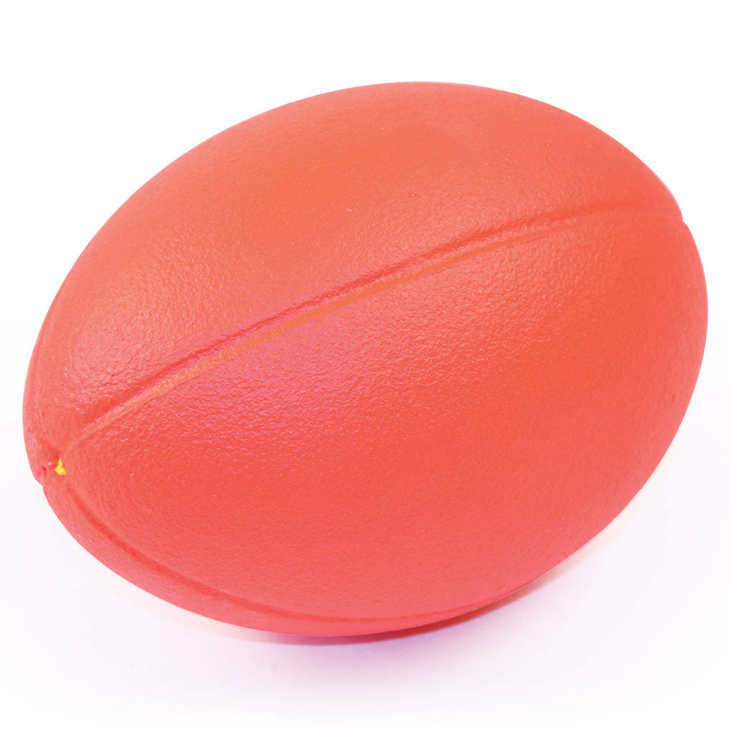 Coated Foam Rugby Ball 235mm, Red