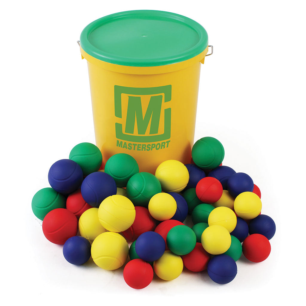 Skinned Foam Ball Bucket of 48