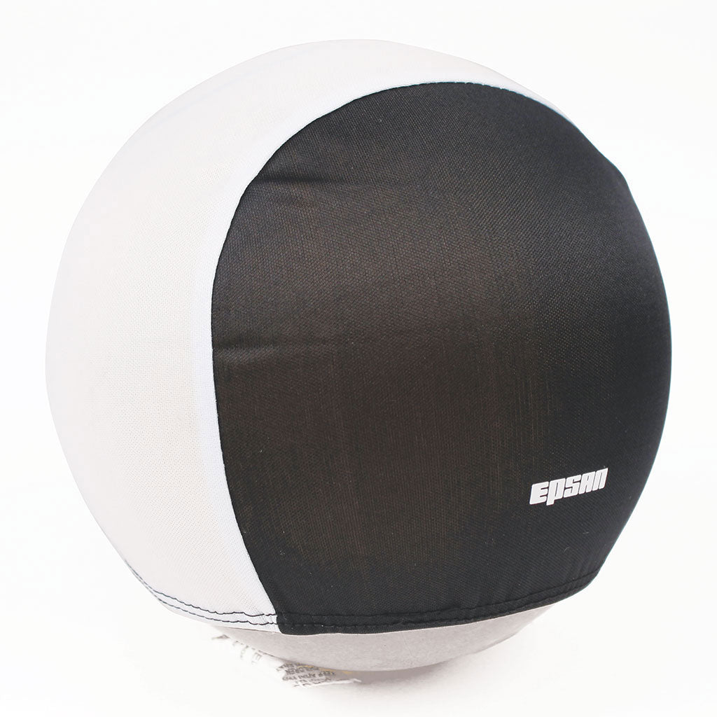 Polyester Swimming Cap Medium, White/Black