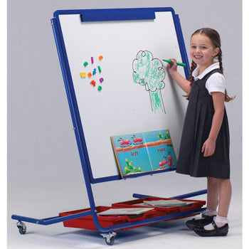 LITTLE RAINBOWS, JUNIOR MOBILE MAGNETIC EASELS, Display/Storage Easel,