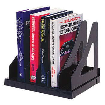 ADJUSTABLE BOOK RACK, Black, Each