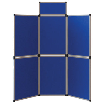 HEAVY DUTY FOLD-UP DISPLAY SYSTEM, 6 Panel Screens, Grey